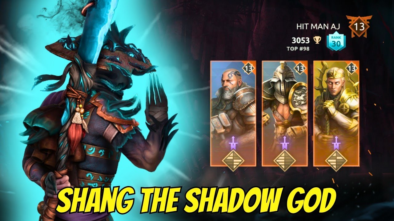 Shang The Shadow GOD 👑 // Shadow Fight 4 Arena - YouTube