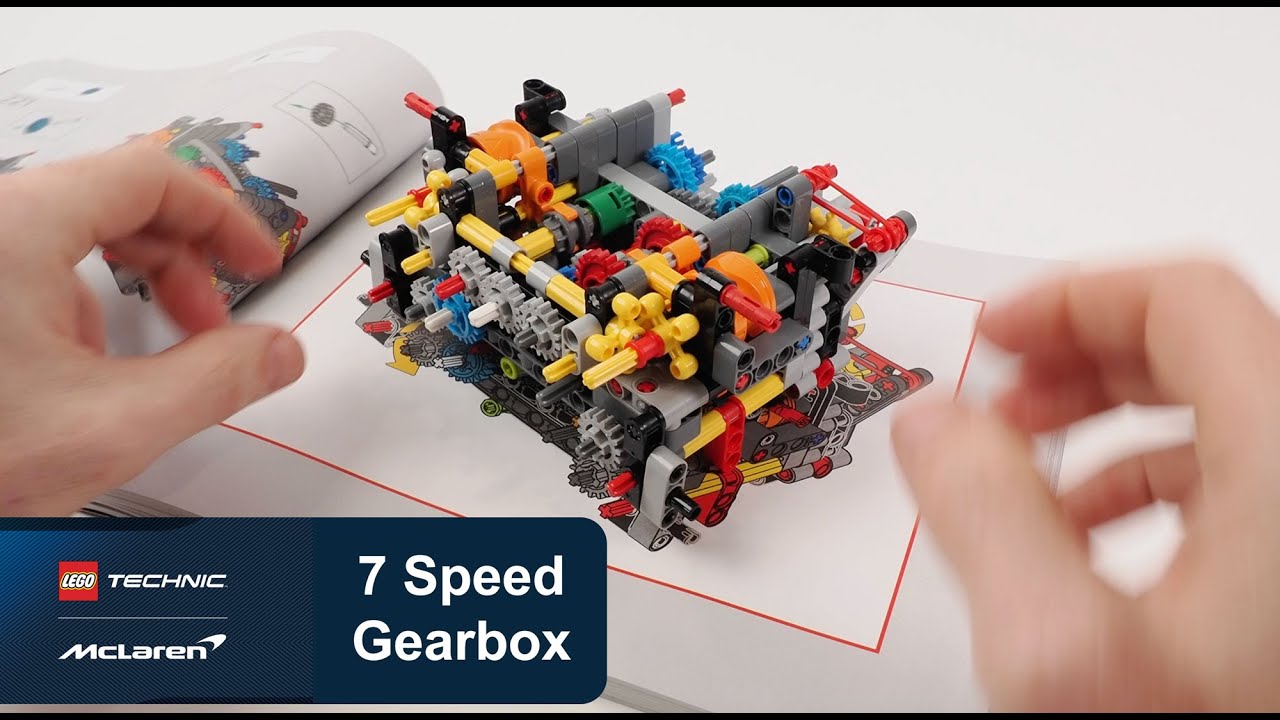 Lego Technic Mclaren P1 Gearbox Speed build Day 3 42172 - YouTube