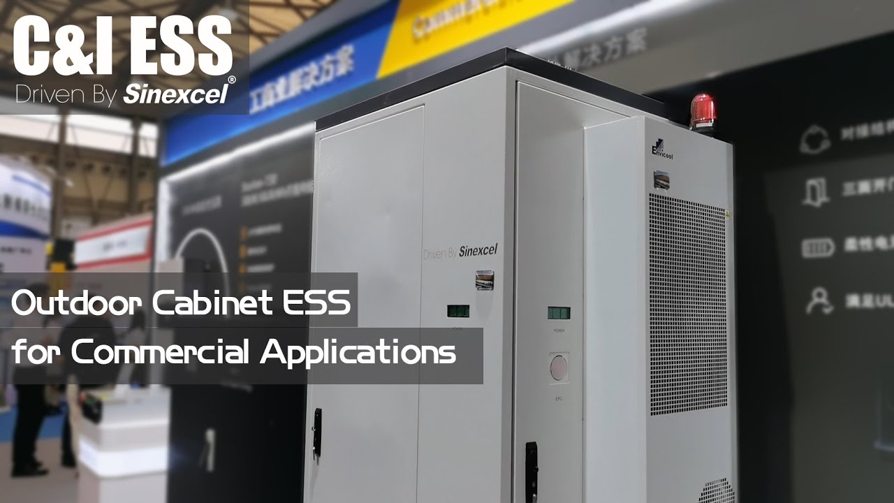 Outdoor Cabinet ESS for Commercial Applications - YouTube