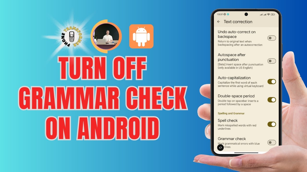How to Turn Off Grammar Check on Android | Disable Annoying Corrections ...