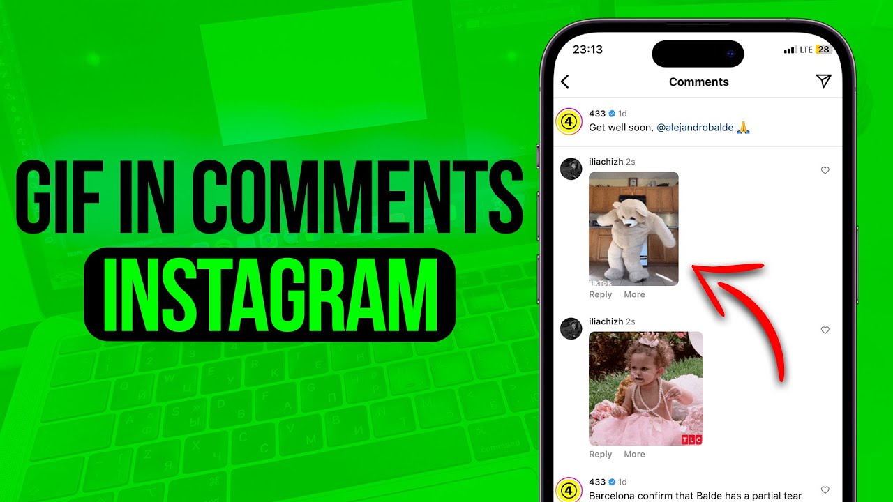 How to Add Gif's on Comments in Instagram Post (2023) - YouTube