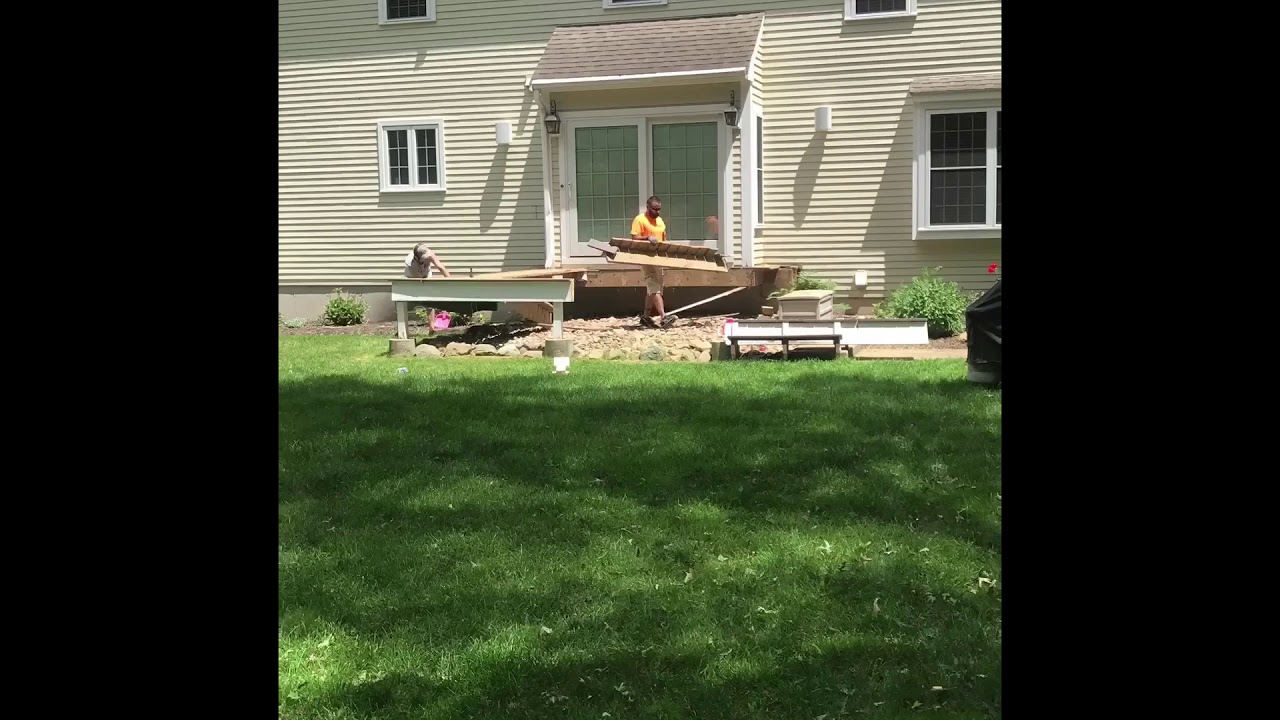 How to demo a deck - YouTube