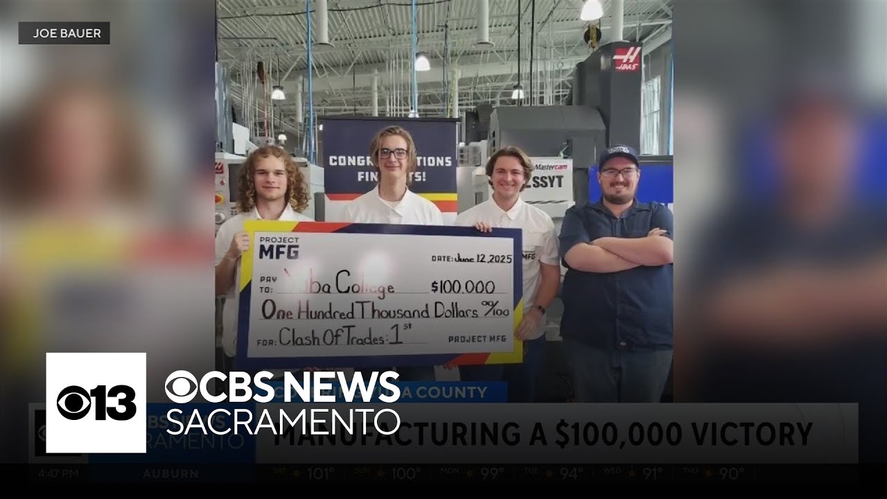 Yuba College team earns $100,000 manufacturing competition victory ...