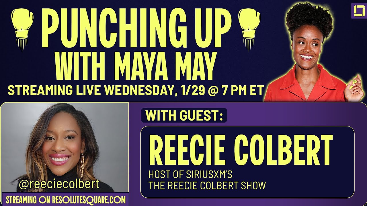Reecie Colbert Stops By! | Punching Up With Maya May - YouTube