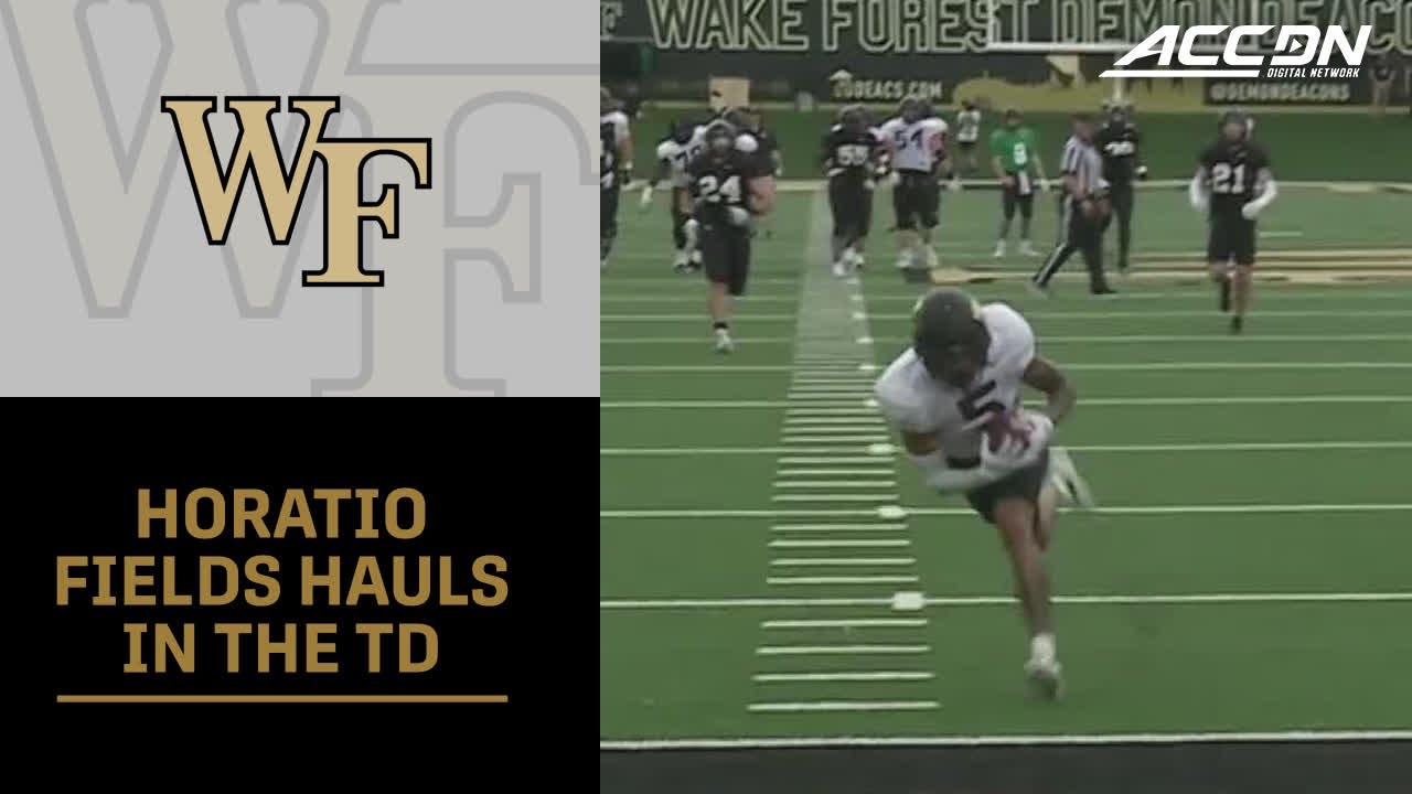 Wake's Hank Bachmeier Finds Horatio Fields For The Score - YouTube