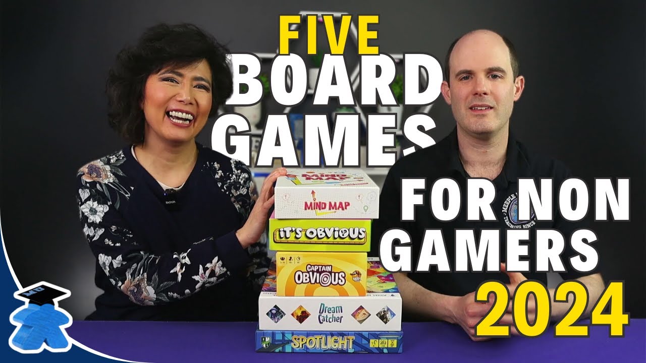 5 New Party Games for Non Board Gamers 2024 - YouTube