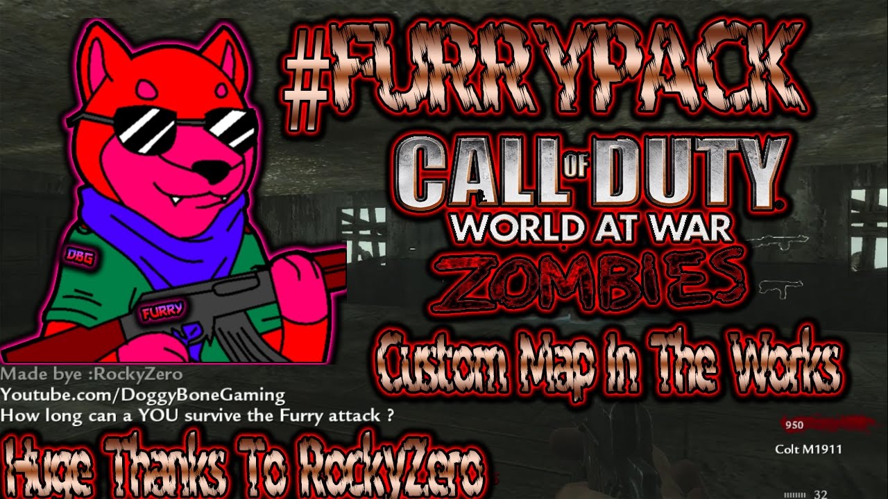 Call of Duty:World at War Zombies (#FURRYPACK Custom Map Be Created ...