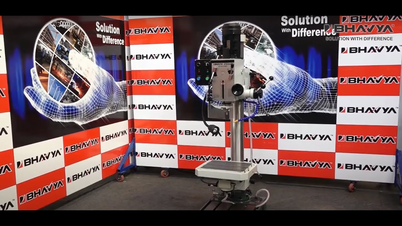 Drilling & Tapping Machine (Model – Z5045) - Bhavya Machine Tools - YouTube