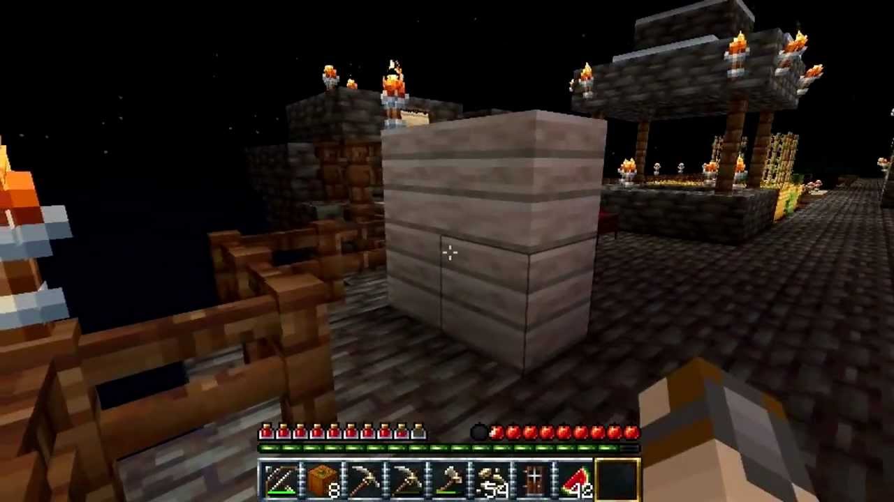 Skyblock Part 13: The house. - YouTube