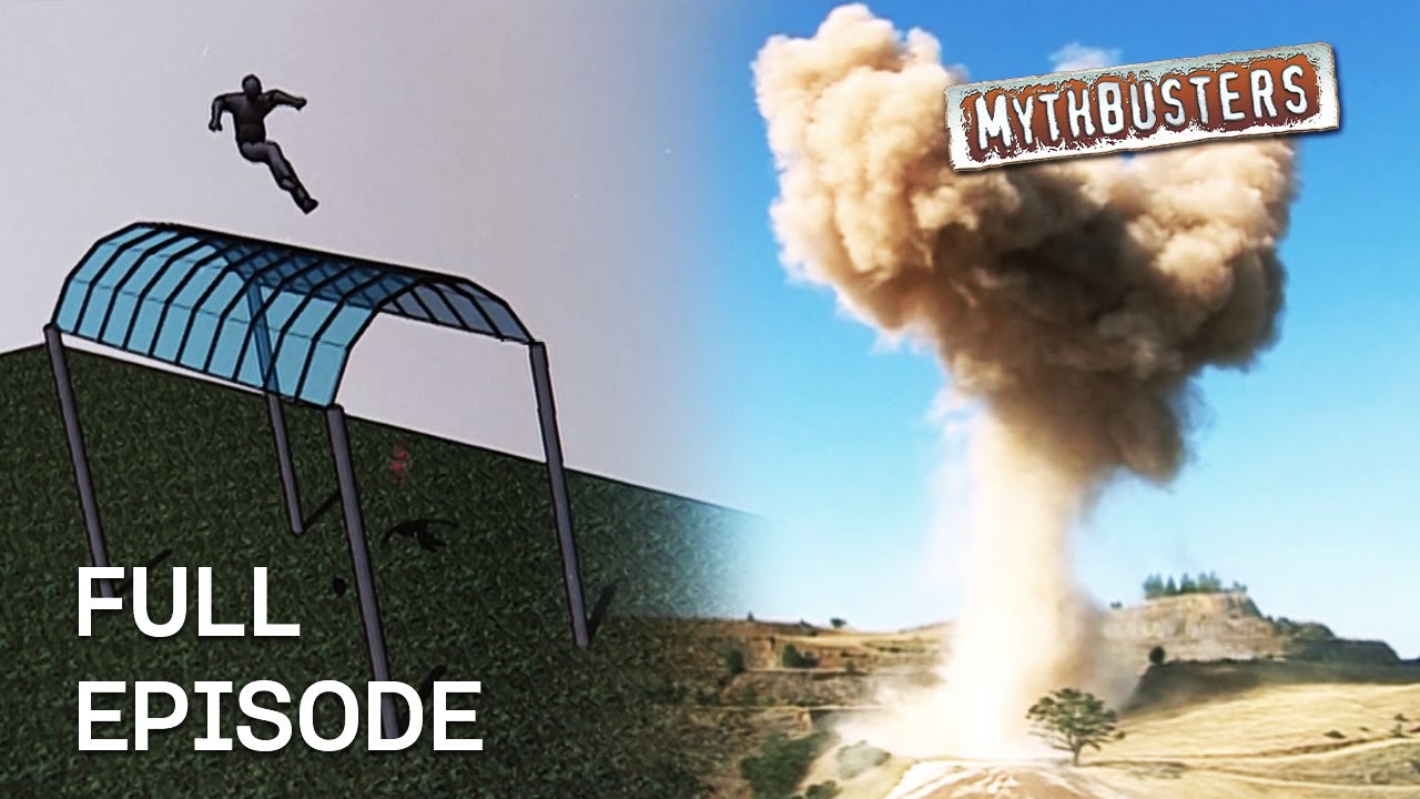 22,000 Feet Fall Cushioned By An Explosion? | MythBusters | Season 4 ...
