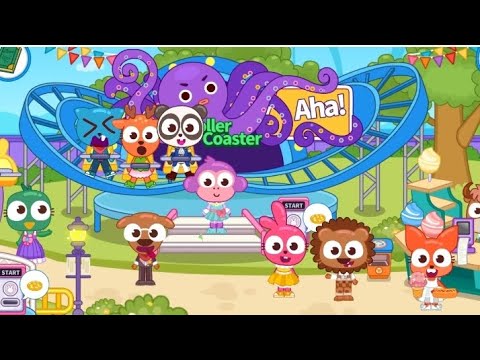 papo town amusement park text to speech and & purplepinkpapotown story ...
