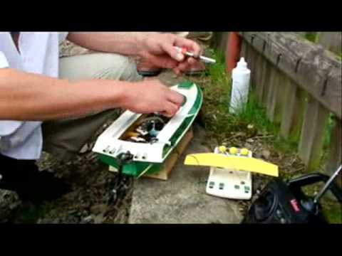 Rc Verbrenner Boot Cobra - YouTube