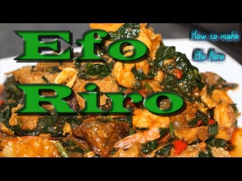 Efo Riro with Assorted | Nigerian food | Nigerian Cuisine - YouTube