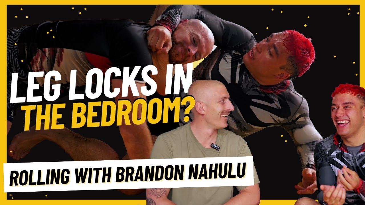 Doing Jiu Jitsu With a Leglock Master | Rolling with Brandon Nahulu ...