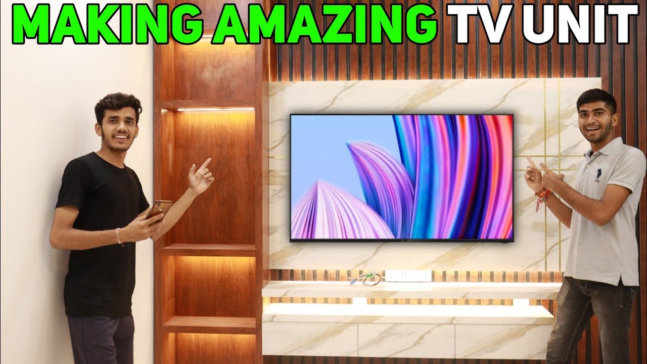 Making Of Amazing "TV UNIT" By UPVC | Tv unit design 2022 | UPVC ...