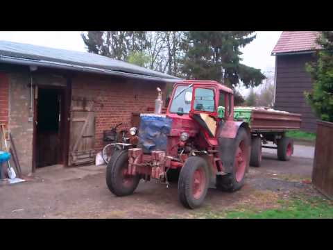 80 Belarus mit 5 Tonner Anhänger