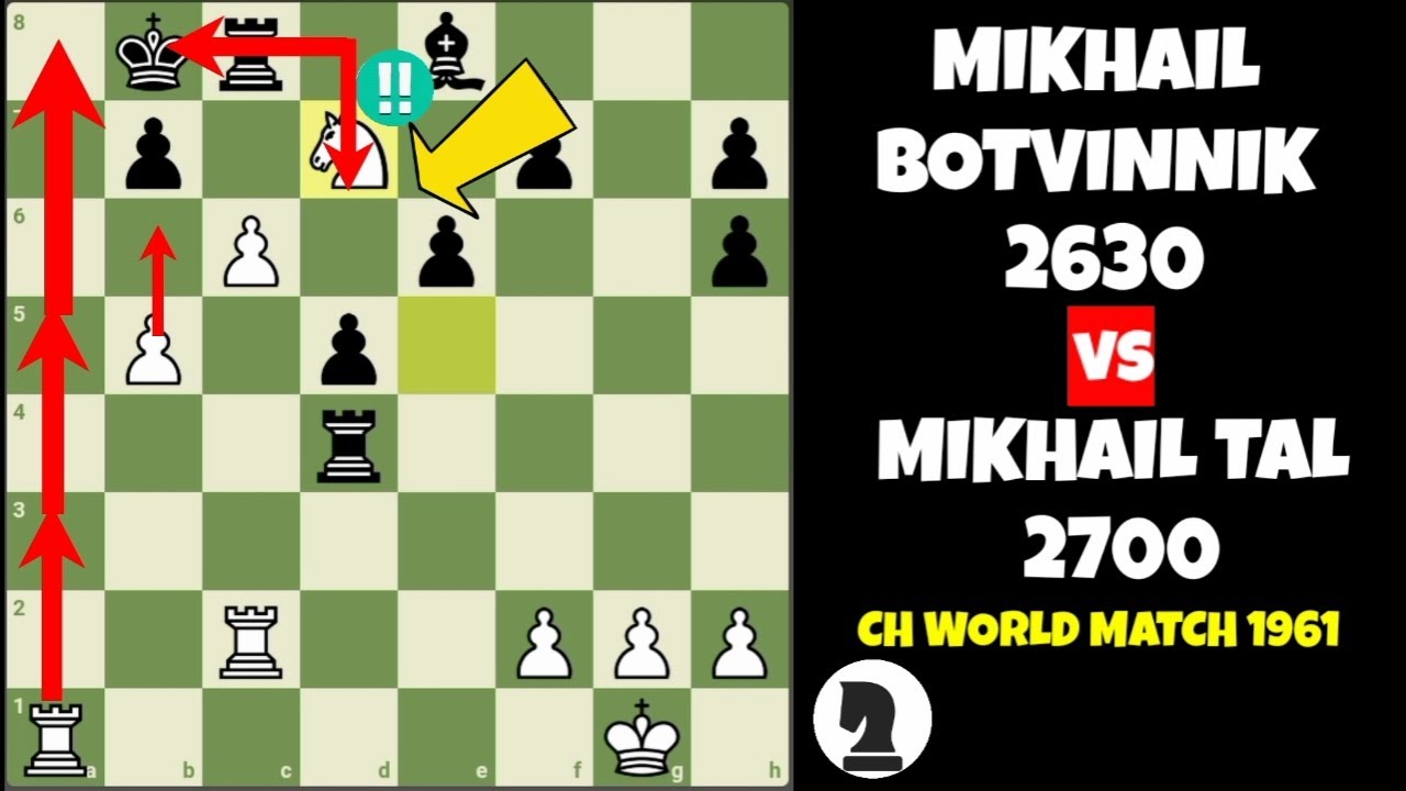 Mikhail Tal vs Mikhail Botvinnik - Ch World Match 1961 , Moscow Russia ...