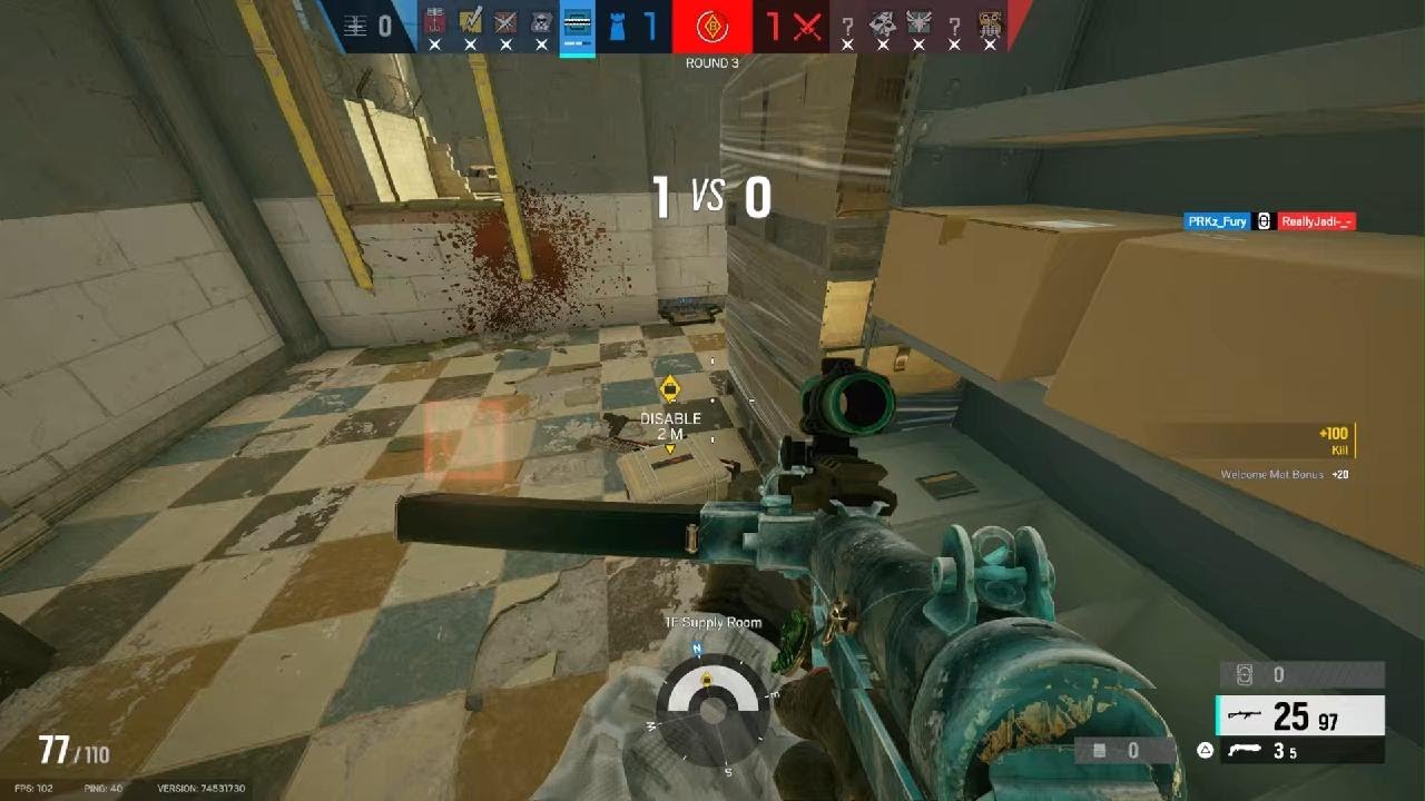 Nice little game on border (Rainbow Six Siege) - YouTube