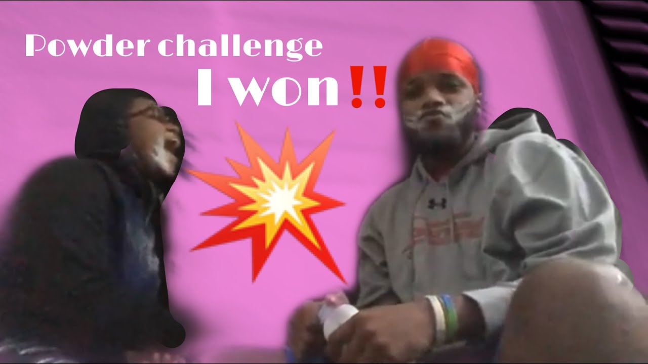 She’s banned from being in my videos!!!! Baby powder slap challenge Ft ...