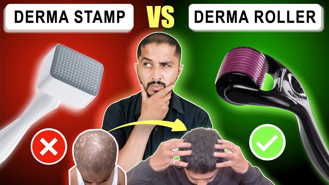 Derma Roller vs Derma Stamp for Hair Growth: Which is Better? How to ...