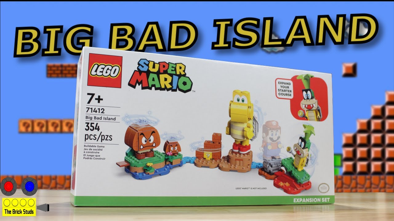 Lego Mario Big Bad Island Expansion Review!! - YouTube