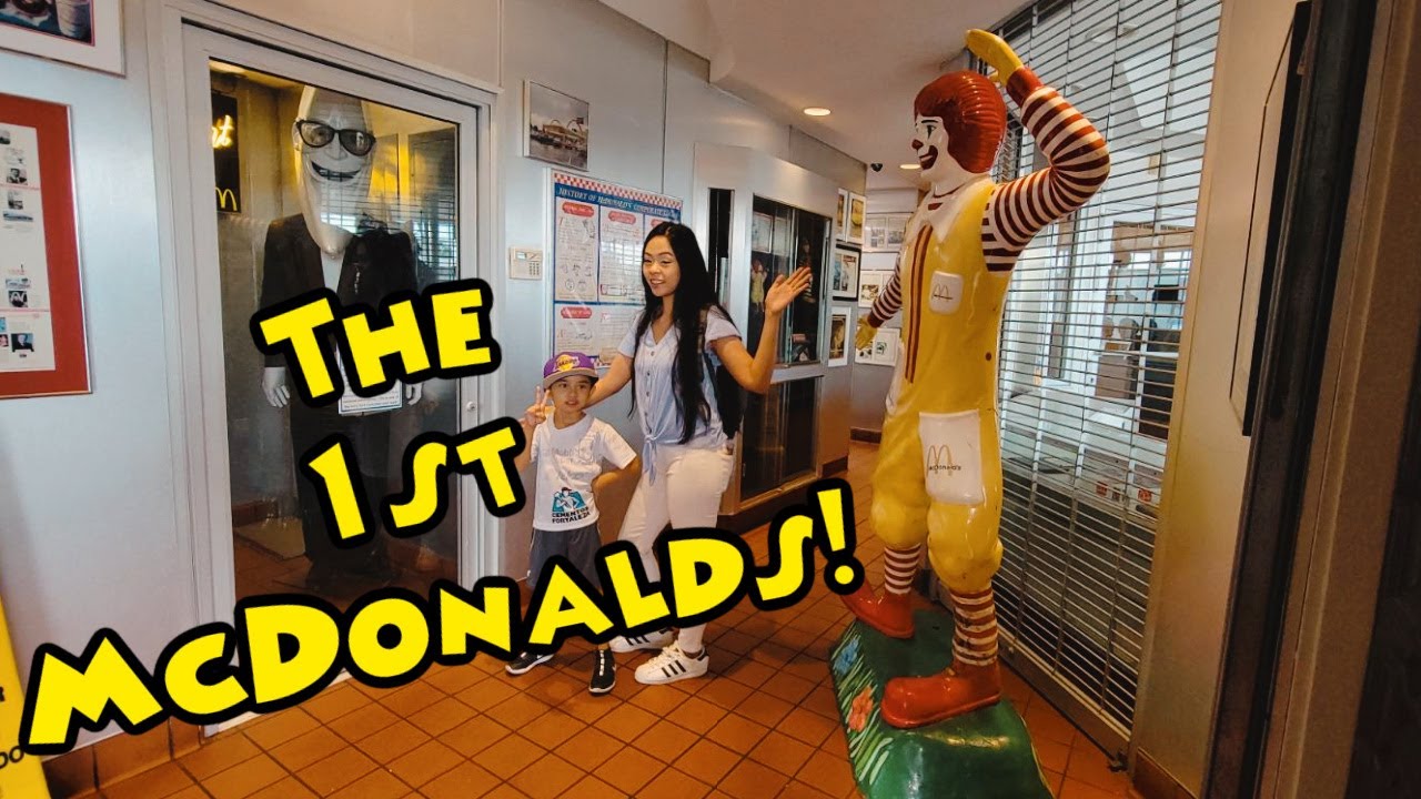 Oldest McDonalds Restaurant Museum Downey CA The First McDonalds Ever! - YouTube