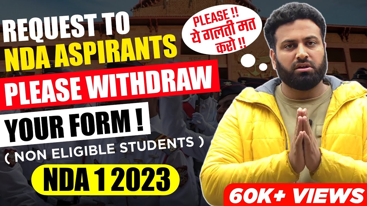 अब UPSC लेगा Action😲 NDA Aspirants 2023- Withdraw NDA 1 2023 ...