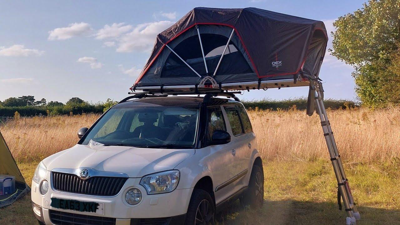 First Time Camping In Our OEX Roof Tent - A Day Of Torrential Rain! On ...