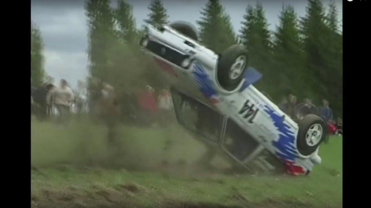very hard crash at the rally 35 - YouTube