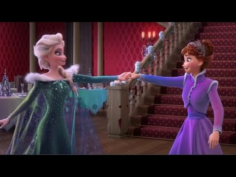 Multi-colored Frozen Scene - Elsa & Anna (Olaf's Frozen Aventure) - YouTube