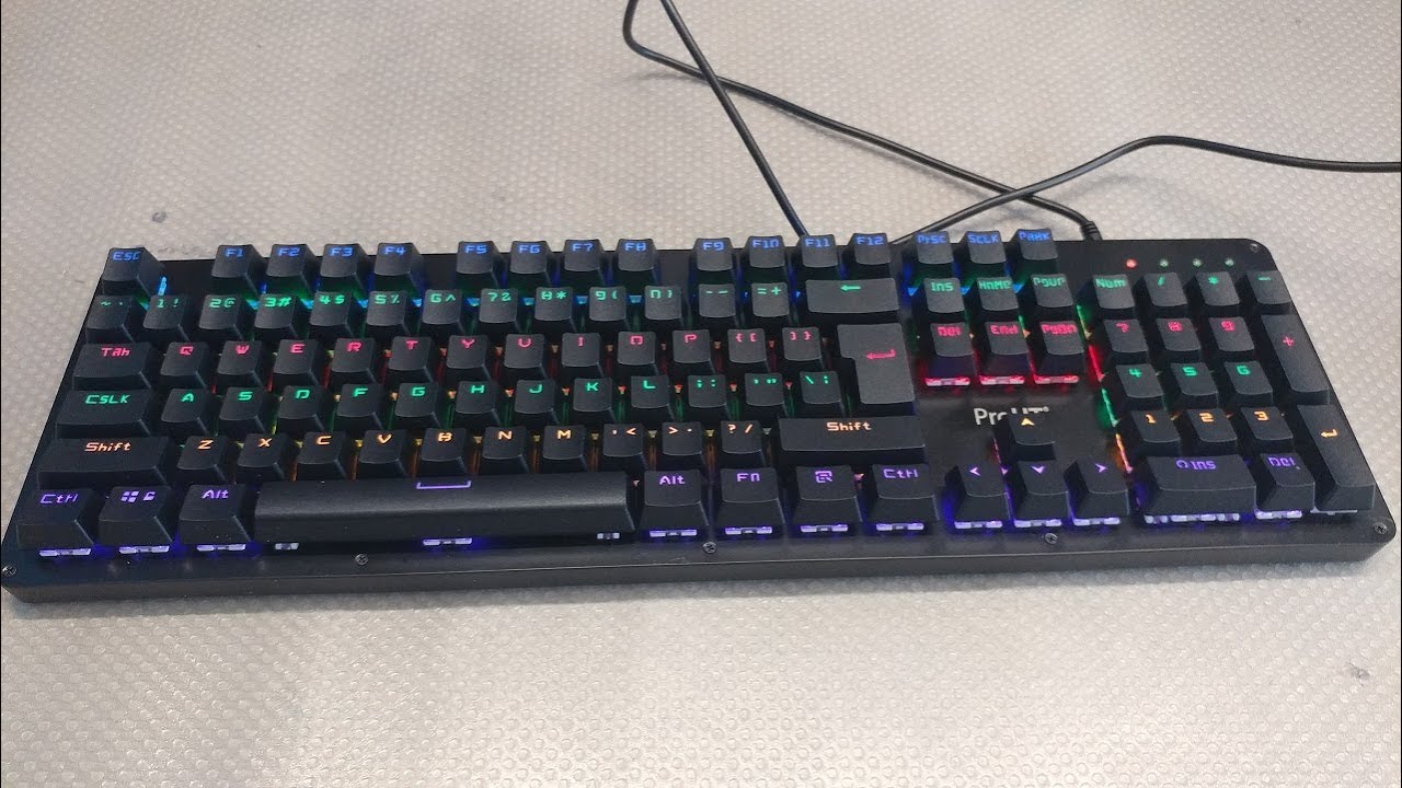 Inland ProHT 104 Keys Mechanical Keyboard Review (Content Blue Switch ...