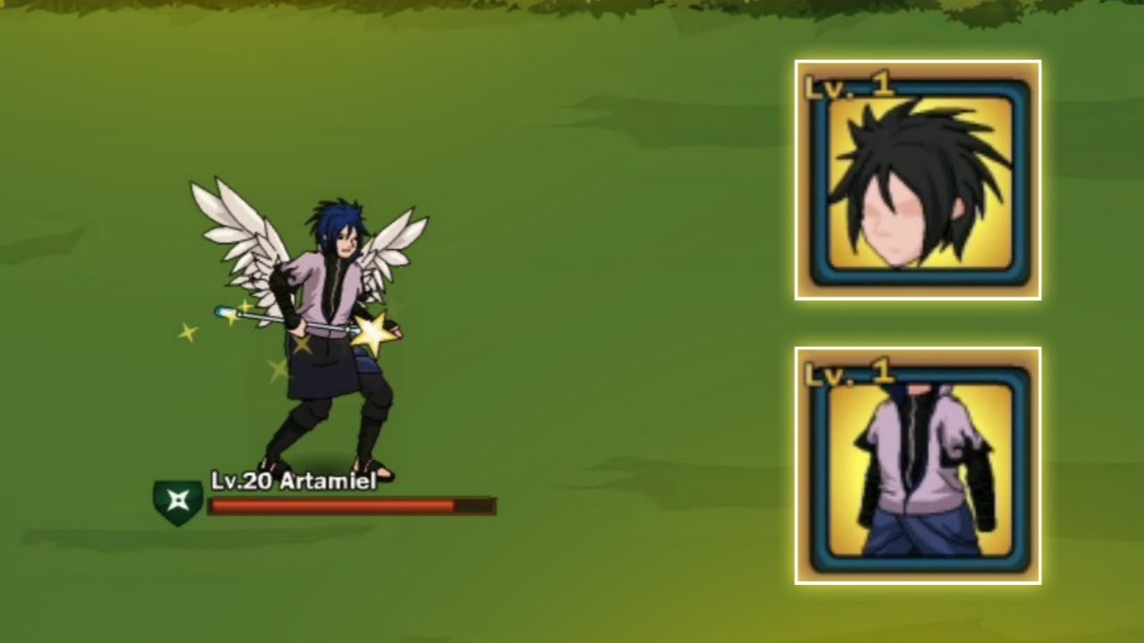 REVIEW EXILED NINJA HAIR && DARK FLAME OUTFIT - Ninja Legends - YouTube