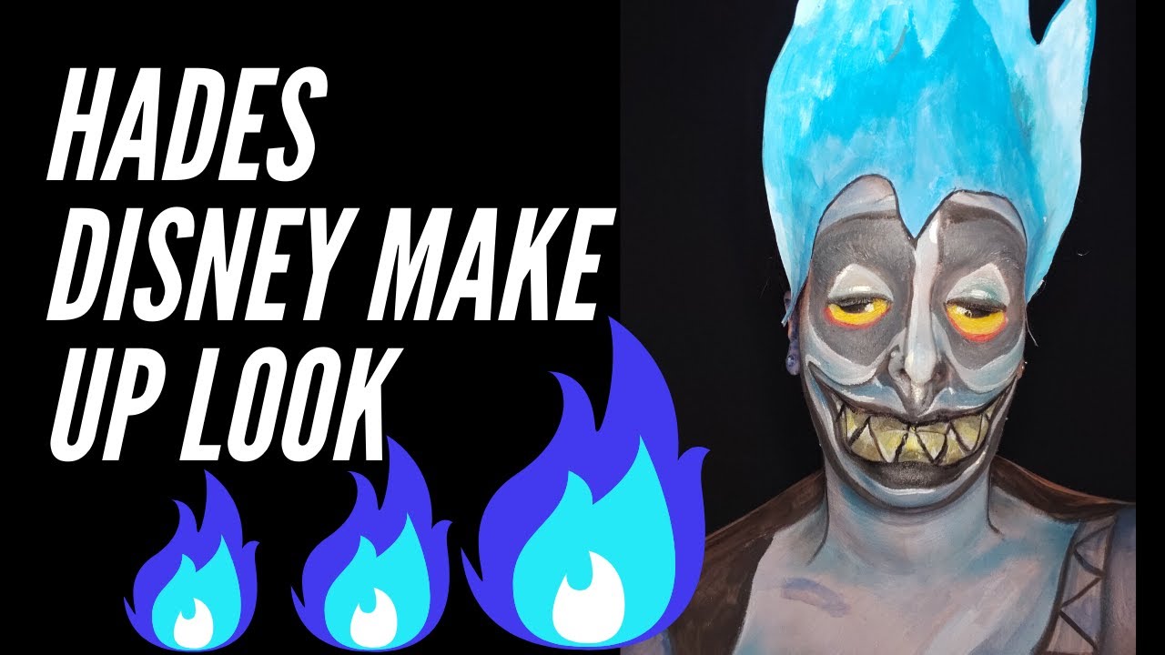 HADES DISNEY MOVIE HERCULES MAKE UP LOOK - YouTube