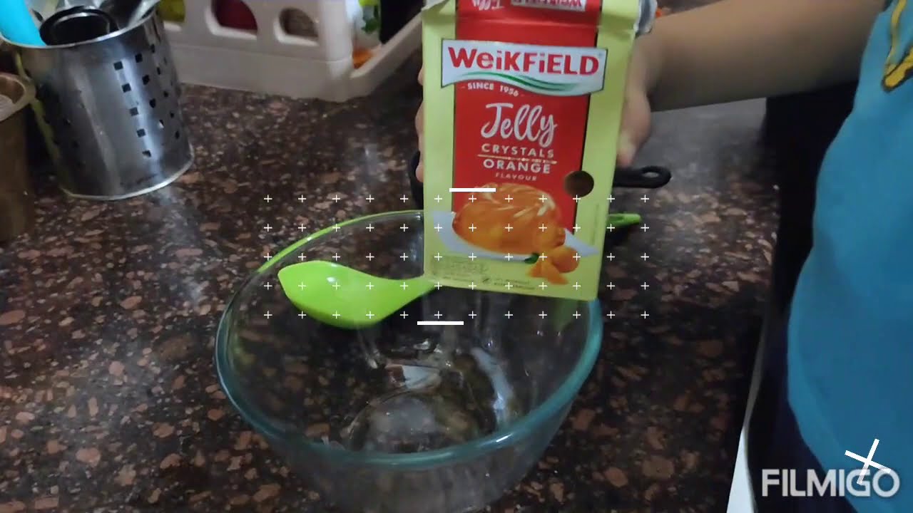 How to make jelly at home with jelly crystals. Jelly Recipie - YouTube