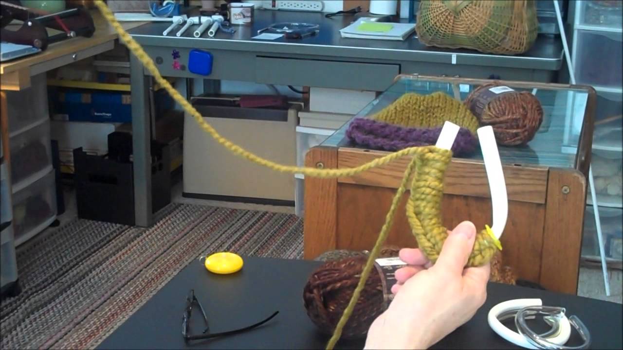 Lesson #13 (Part One of Two): Open Hoop Knit Ribbed Edge Hat - A ...
