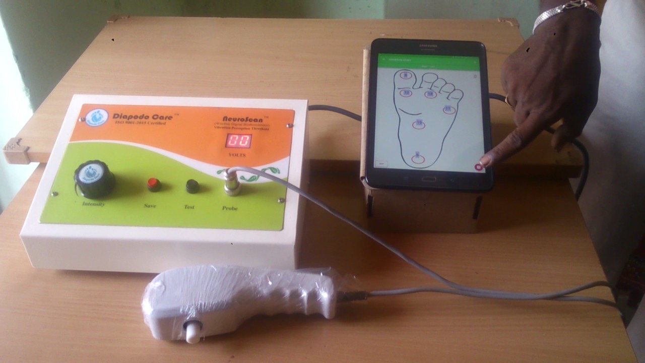 NeuroScan™ (Digital Biothesiometer - Wire Free) Operating With Android ...