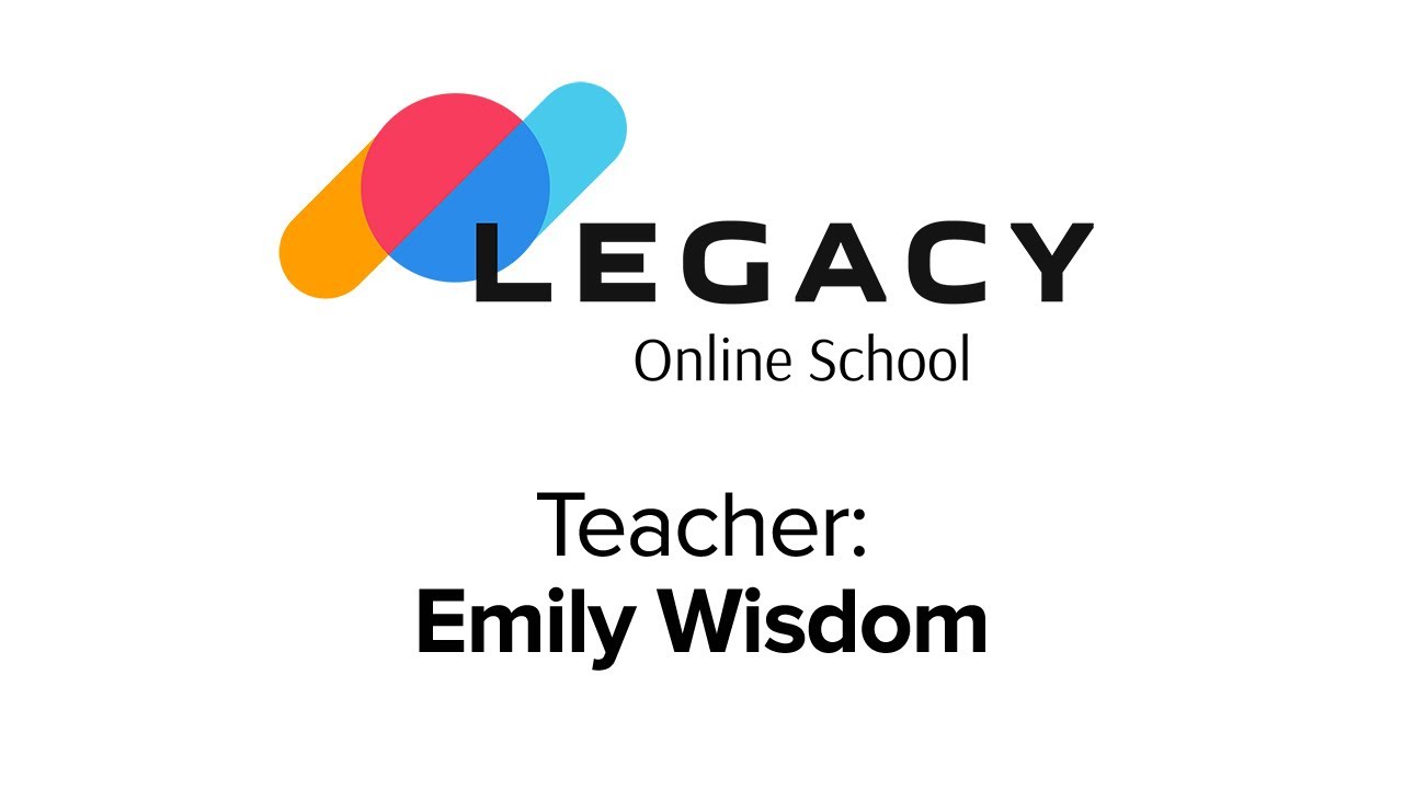 Legacy Online School Teachers: Meet Emily Wisdom! - YouTube