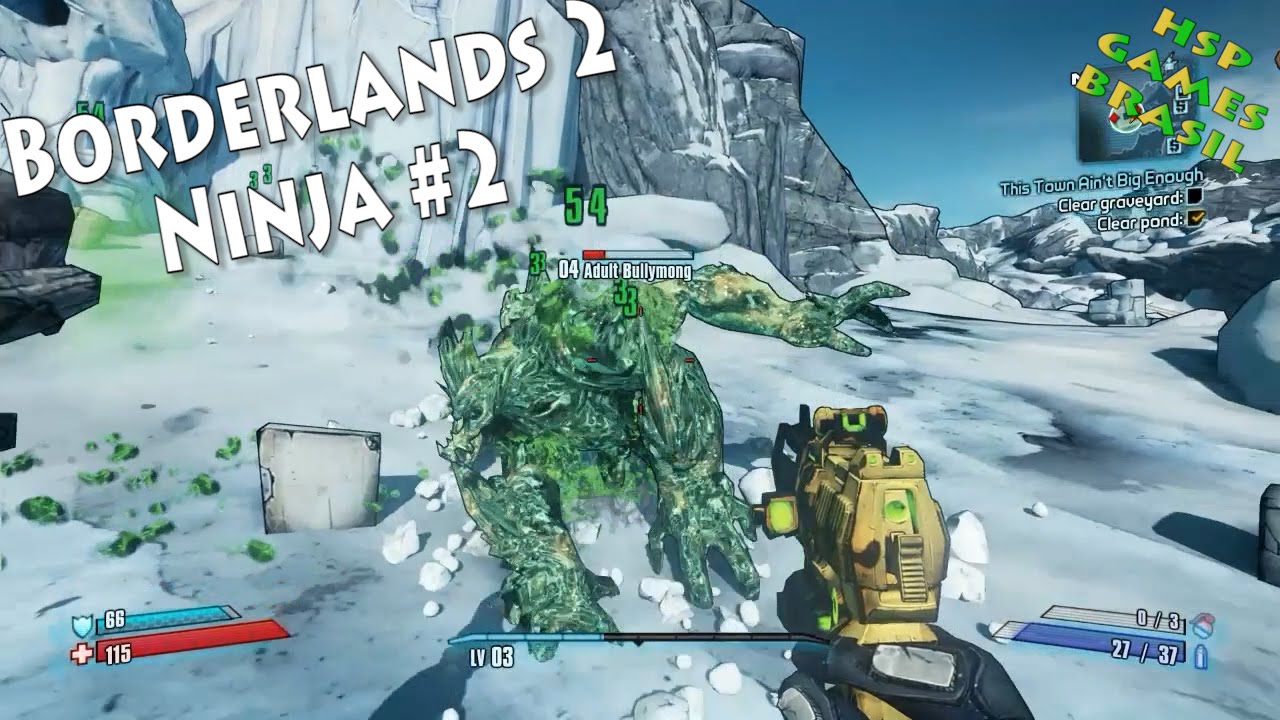 Bullymong no ácido! Borderlands 2 Ninja #2 - YouTube