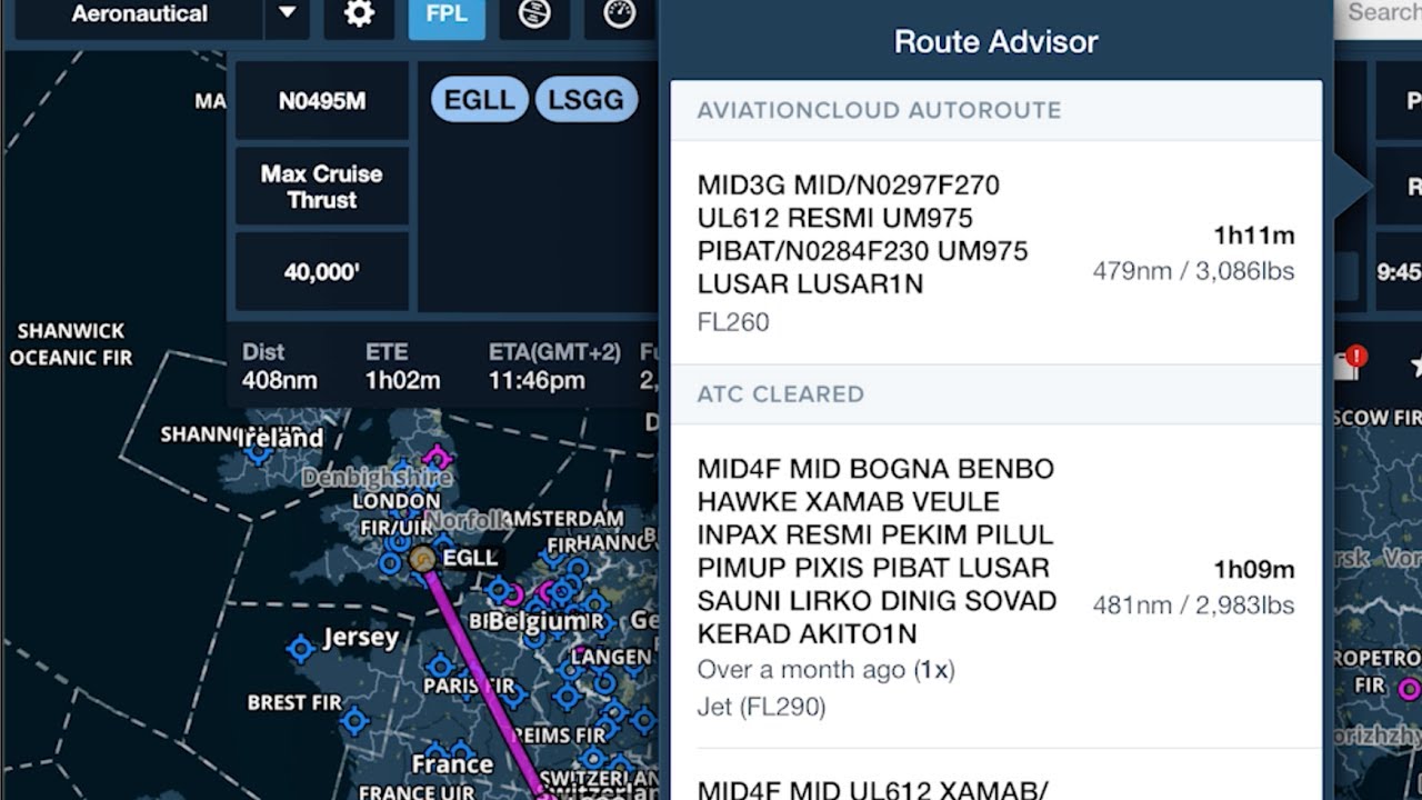 ForeFlight Performance Part 3 - Route and Altitude Advisors - YouTube