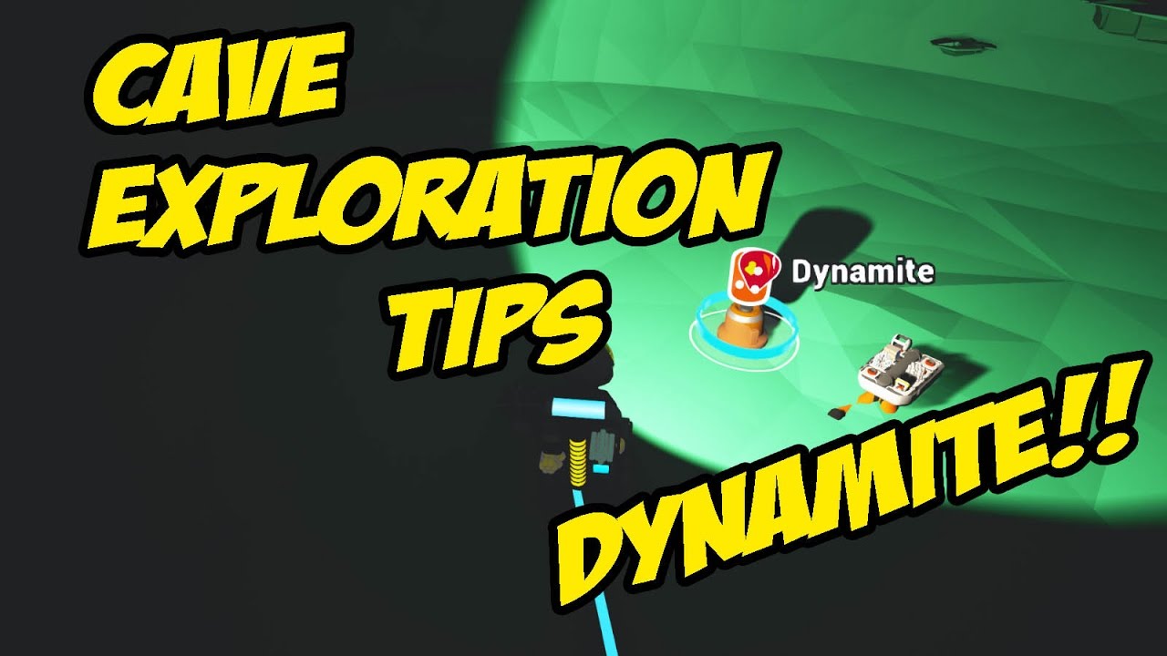 ASTRONEER - Cave Exploration Tips - Dynamite Thruster and Zebra Ball ...
