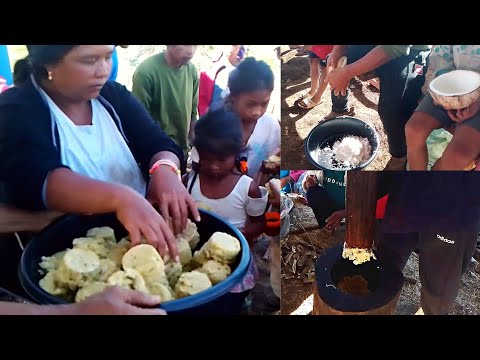 Masarap "Linupak Linubian" Saging Talaandig Tent City - YouTube