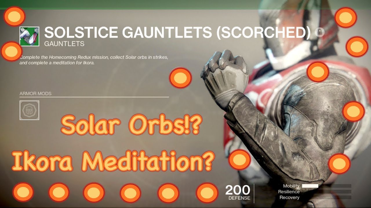 Destiny 2 - Solstice Event - Broken Armor Titan Gauntlets Guide and ...