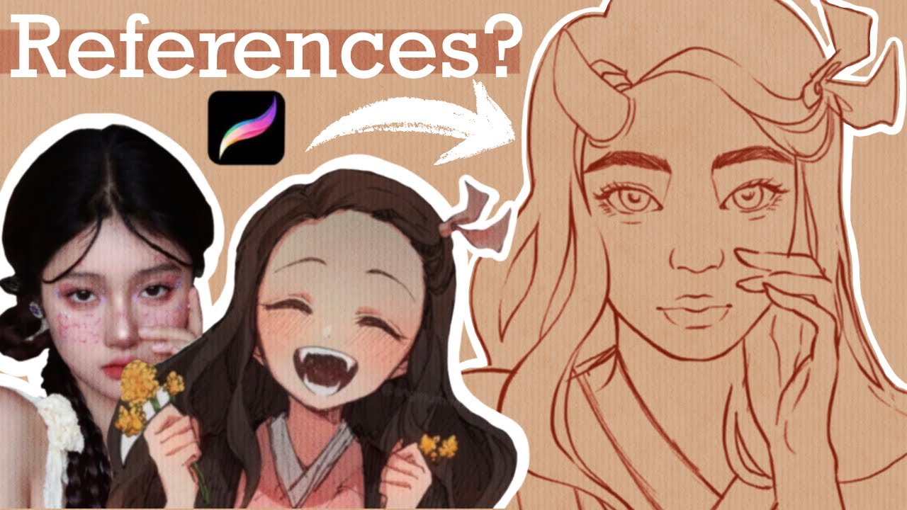 How I use multiple references for my artworks - YouTube