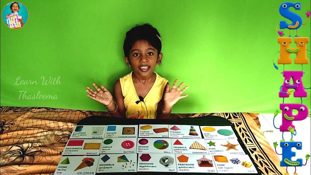 Shapes learn With Thasleema - YouTube
