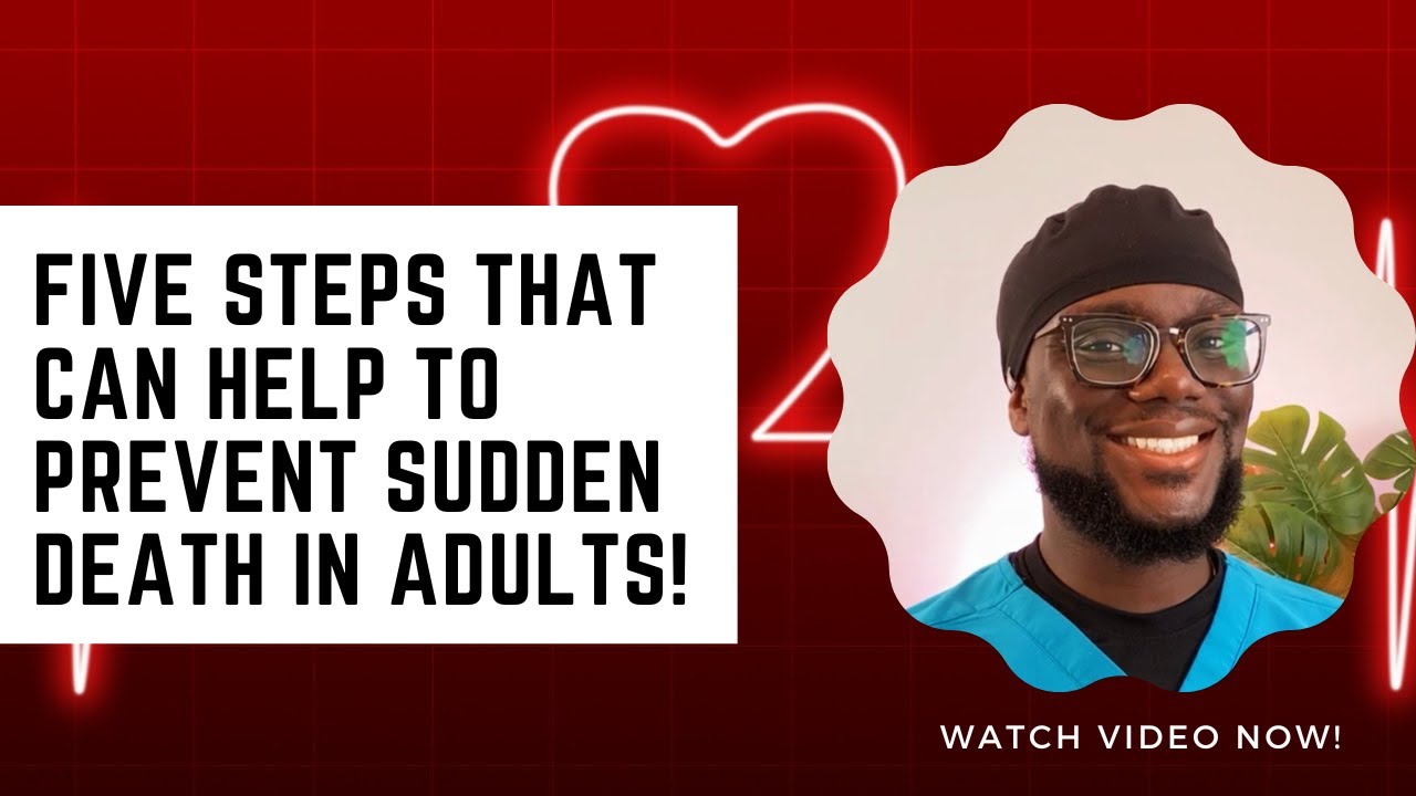 FIVE TIPS TO REDUCE YOUR RISK OF SUDDEN DEATH! - YouTube