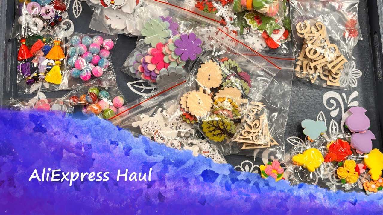 AliExpress Haul | With links | Beads, buttons and more - YouTube