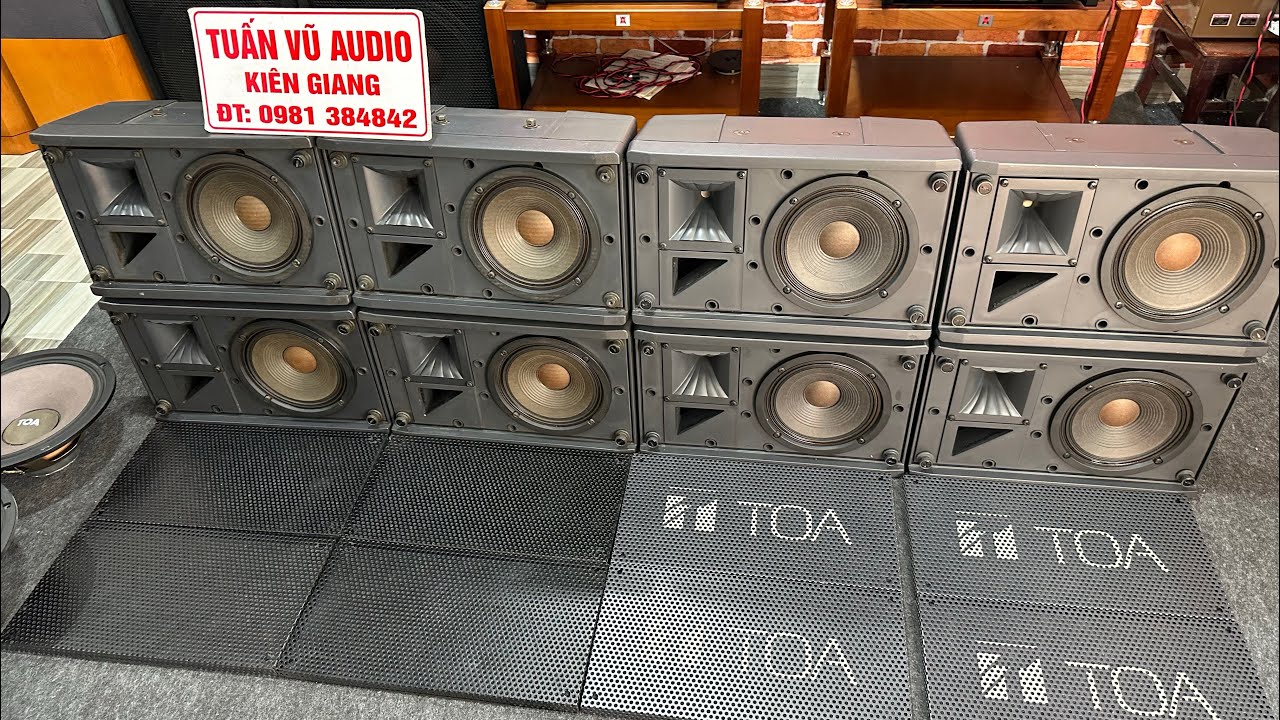 (Đã Bán) Em Về Tiếp Loa Karaoke Toa F-500SR Bass 20cm .Loa Rời Ramsa ...