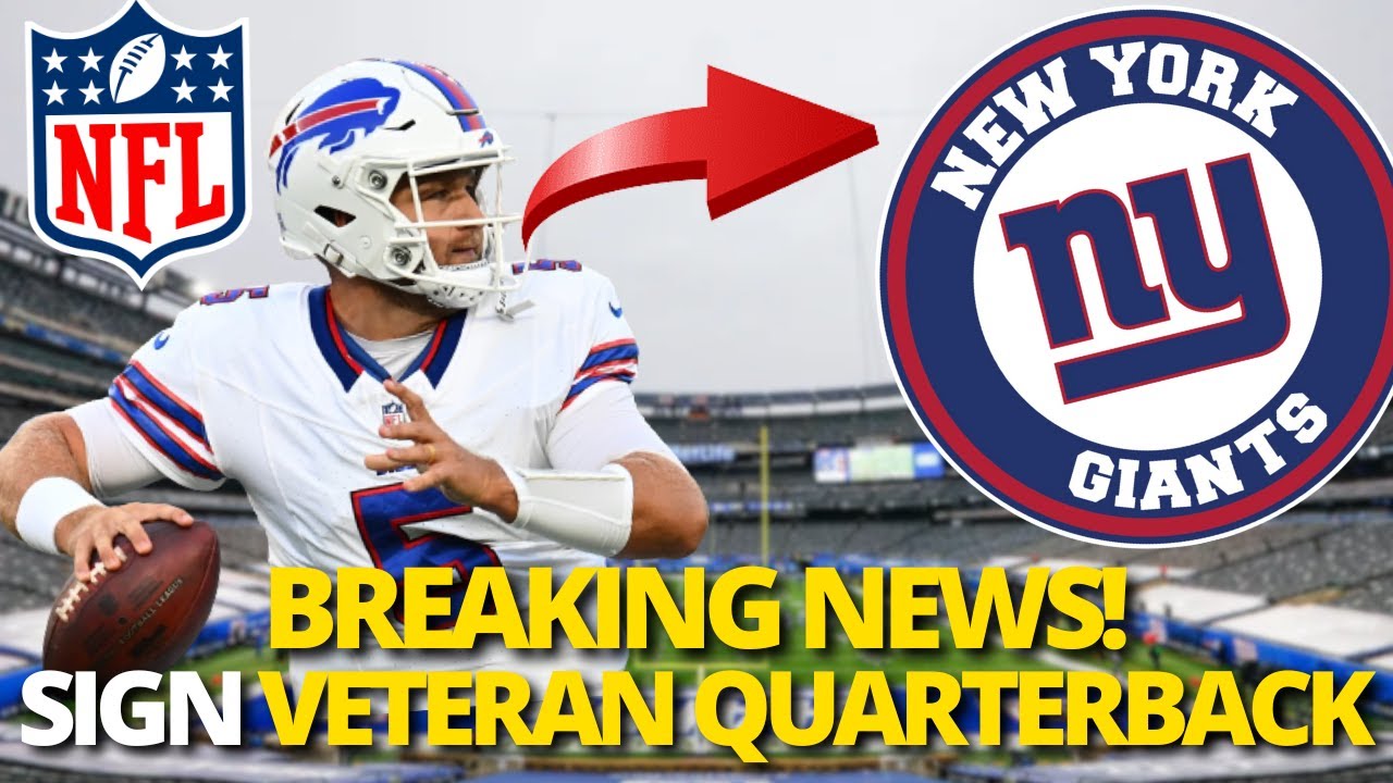 🚨BREAKING NEWS: NEW YORK GIANTS SIGNING VETERAN QUARTERBACK? | NFL 2023 ...