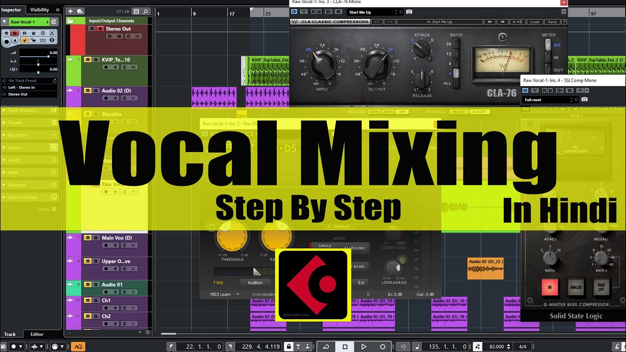 Vocal Mixing Tutorial In Hindi | Step By Step 🔥🔥🔥🔥 - YouTube