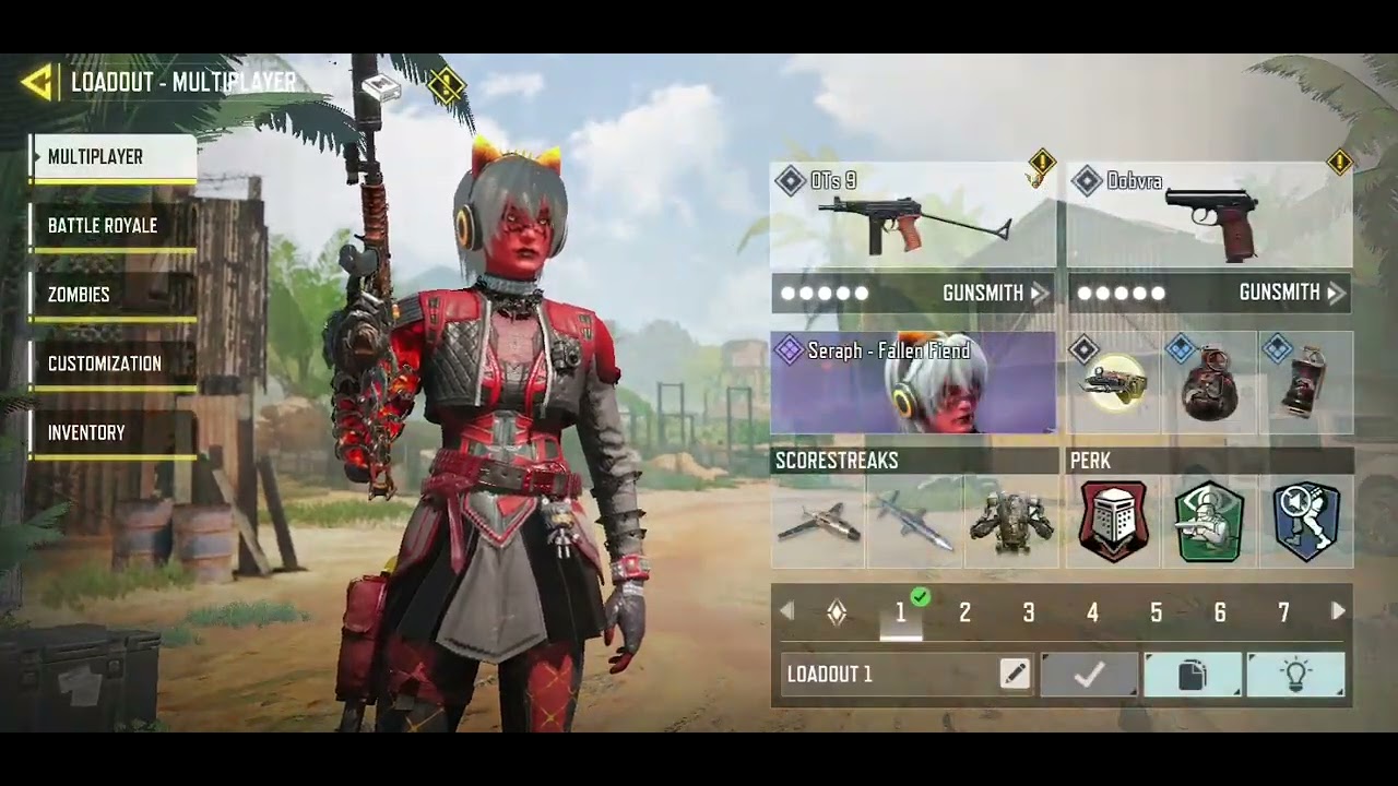 OTS-9 and Dobvra class setup (call of duty) - YouTube